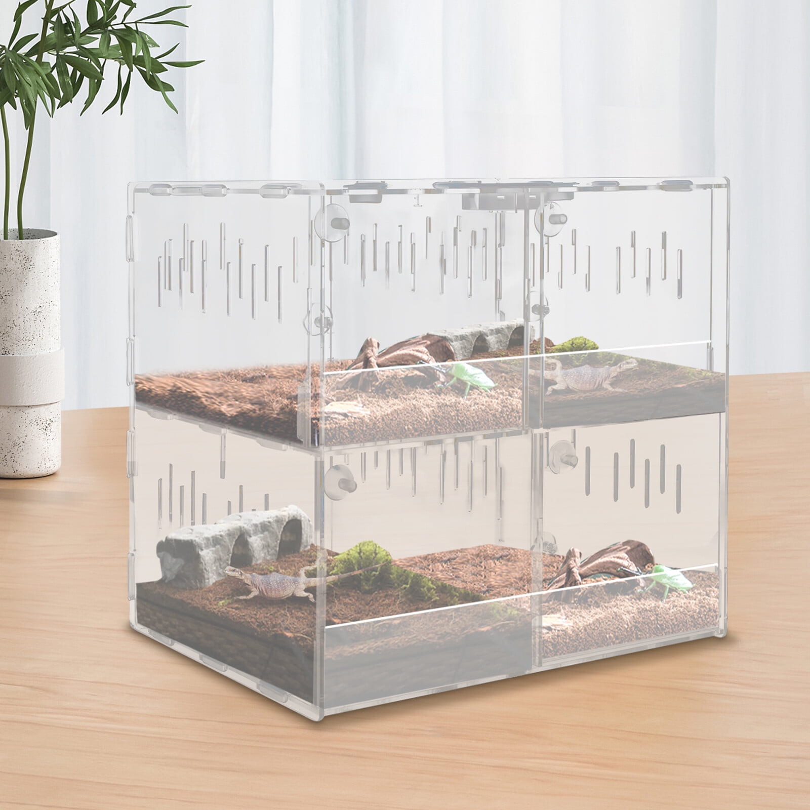 Clear Reptile Cage Enclosure Box Scorpion Tarantula Insect Clear ...