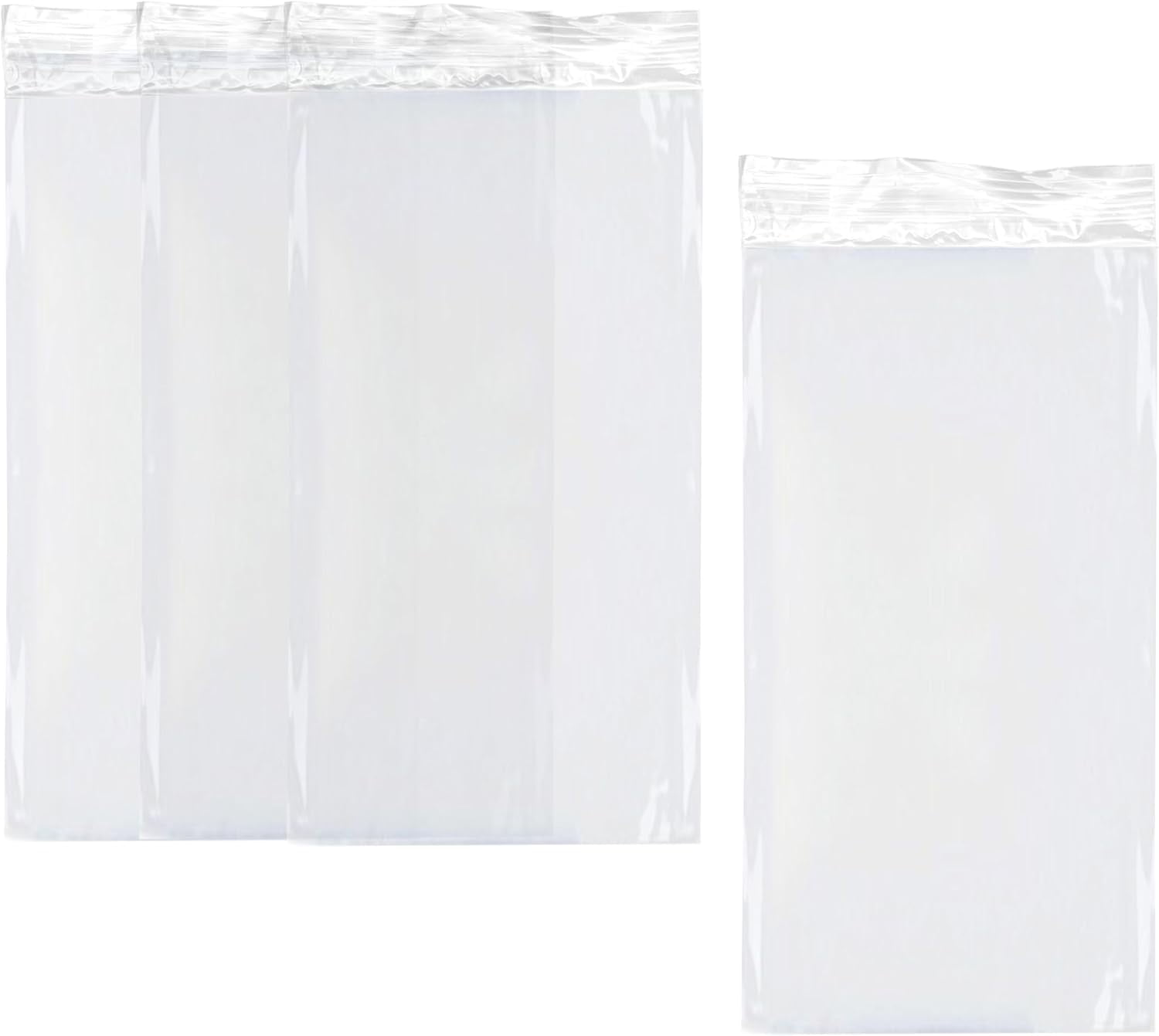 Clear Resealable Food Storage Bags 3.5x6 Inch Portion Size with Press ...