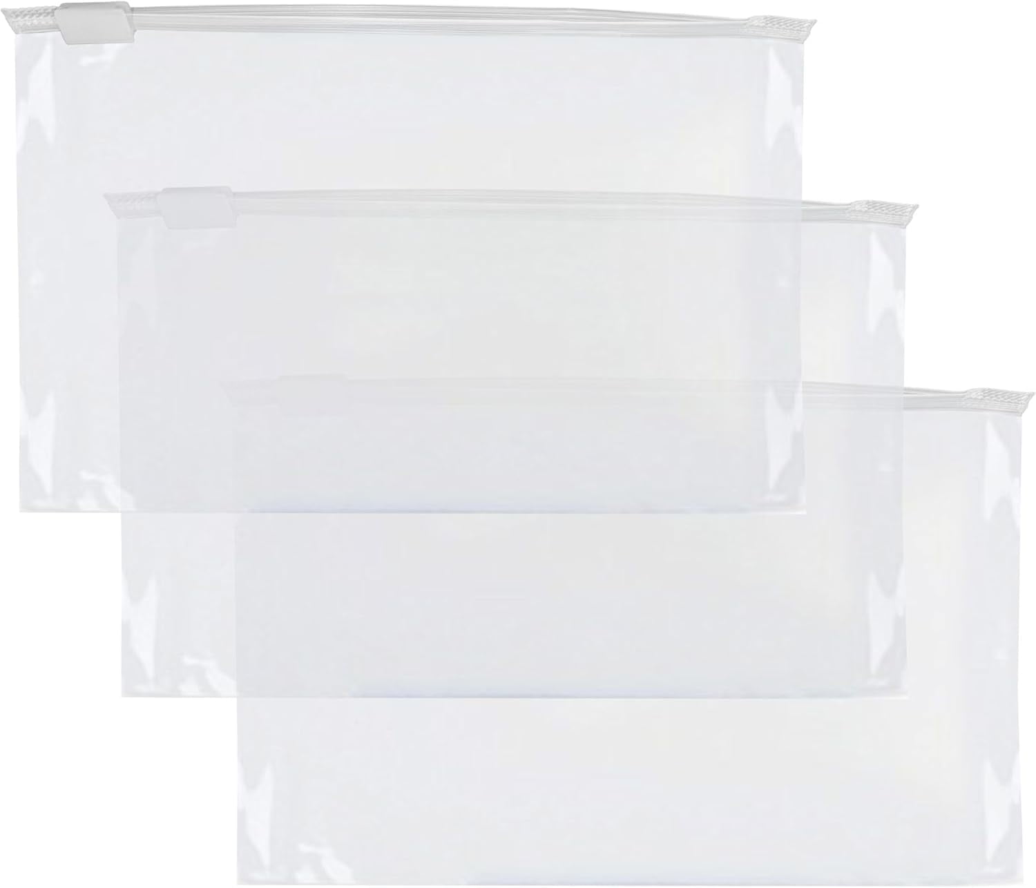 Clear Resealable Food Storage Bags 8x3.9x1.6 Inch with Zipper Slider ...