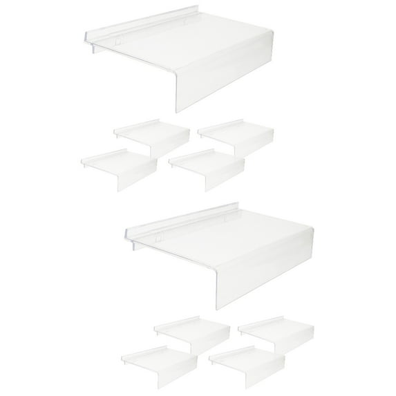 Clear Retail Display Slot Rack Shoe Shelves Casual Men and Women ...