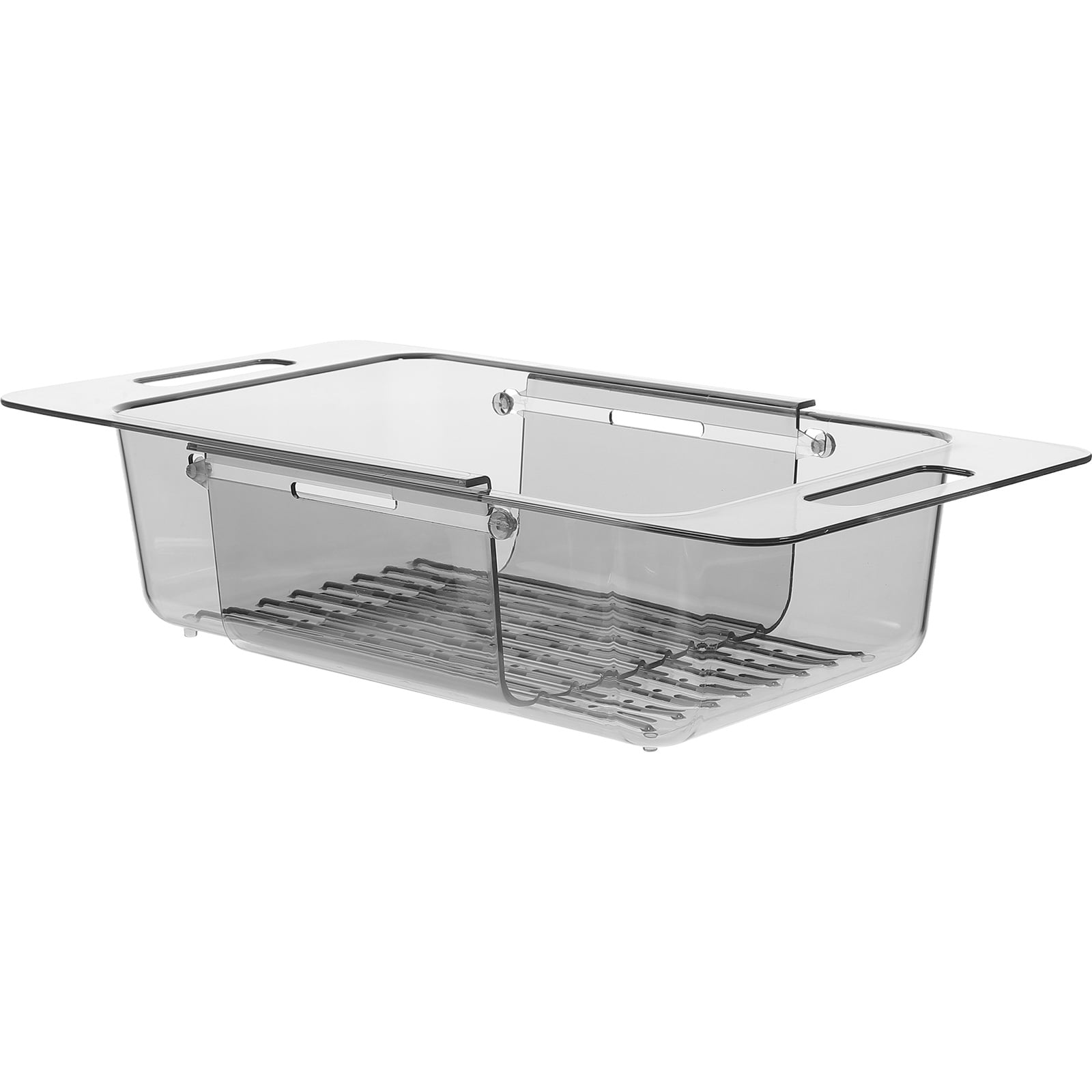 Clear Retractable Kitchen Sink Basket Kitchen Sink Rack Retractable ...