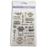 Walmart Clear Reusable Stamps - Handmade Love - For Craft, Card Making ...