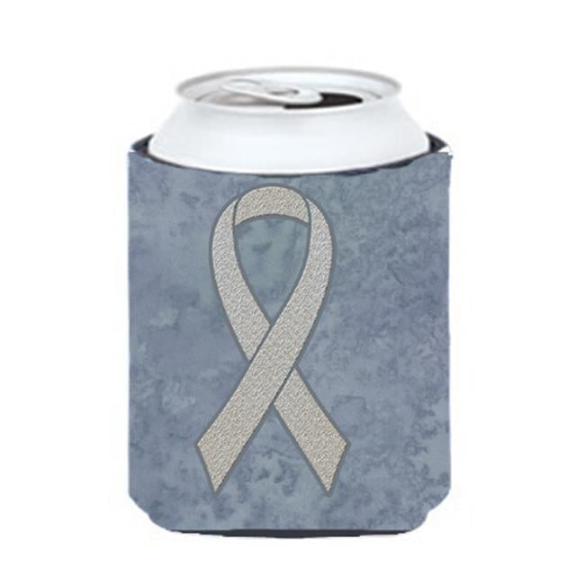 Clear Ribbon for Lung Cancer Awareness Can or Bottle Hugger, 12 Oz ...