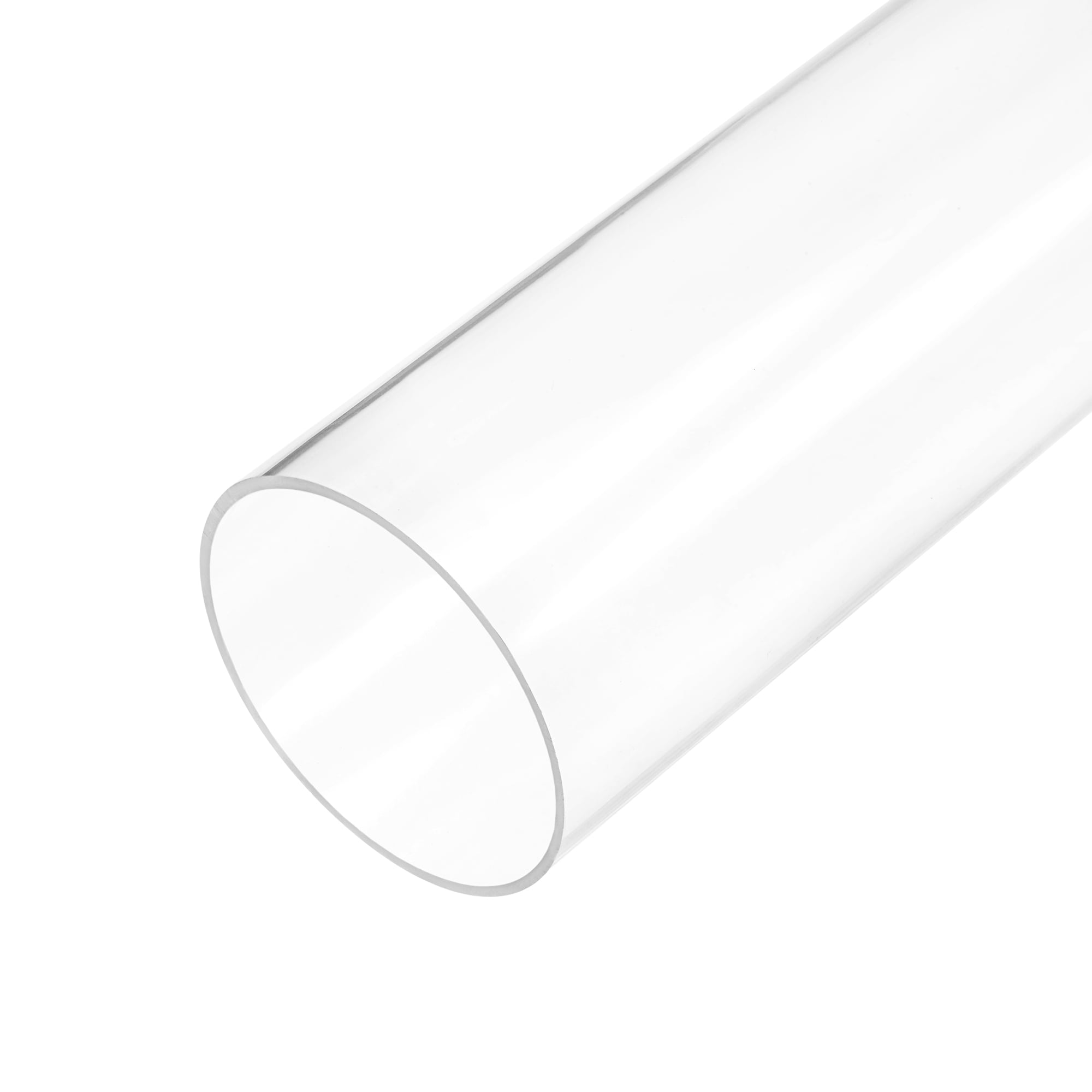 Clear Rigid Acrylic Pipe 36mm ID x 40mm(1 9/16") OD x 305mm(12"), 2mm(3 ...