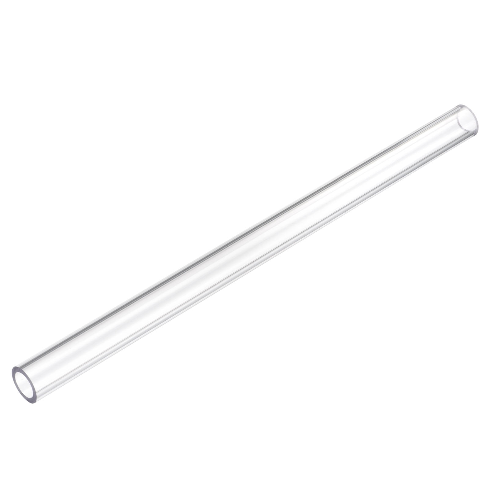 Clear Rigid Tubing 14mm(9/16") ID x 20mm(0.8") OD x 1Ft(305mm) Round ...