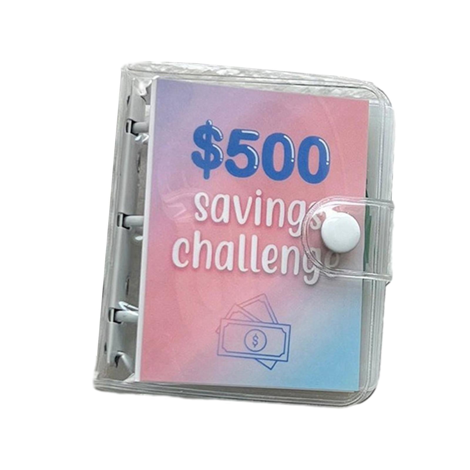 Clear Round Binder Budgeting Planner 10x9cm Transparent Lightweight ...