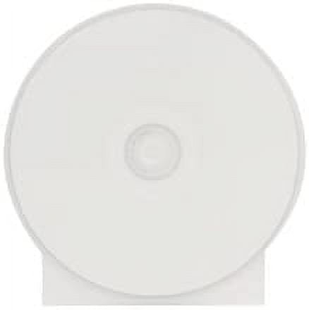 Clear Round Clamshell CD/DVD Case - Space-Saving Design - Easy Storage ...