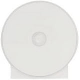 Clear Round Clamshell CD/DVD Case - Space-Saving Design - Easy Storage ...