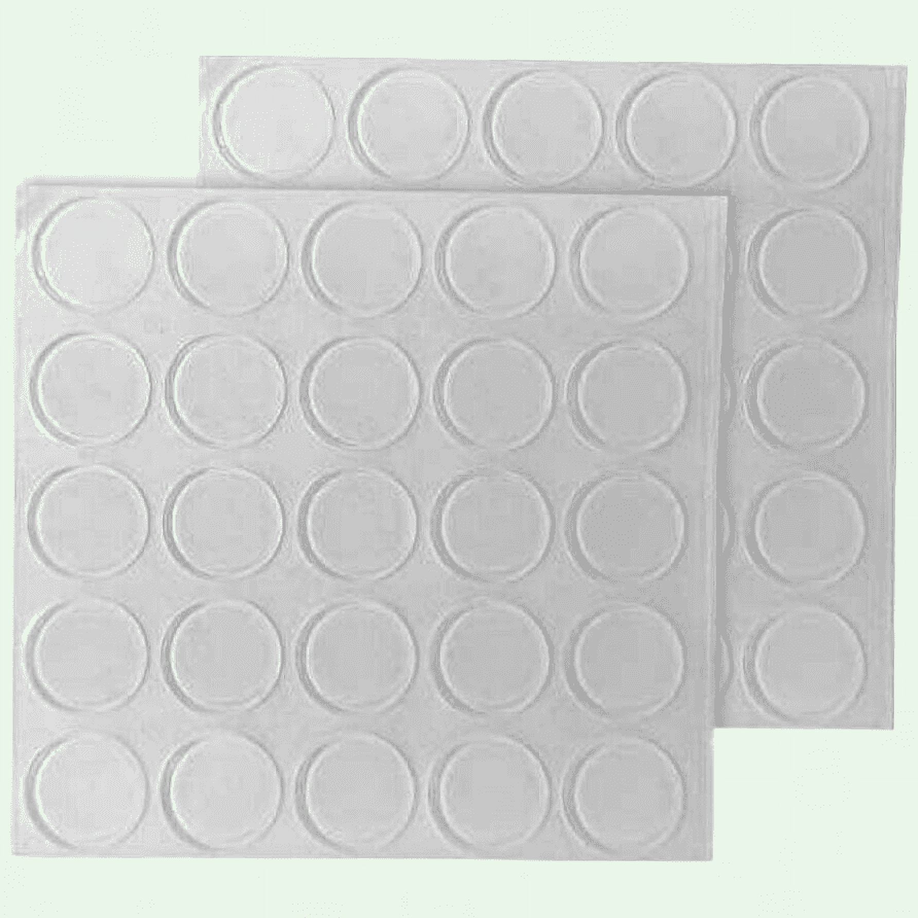 Clear Rubber Bumpers - 50 Pcs, 20 x 2 MM - Adhesive Transparent Rubber ...