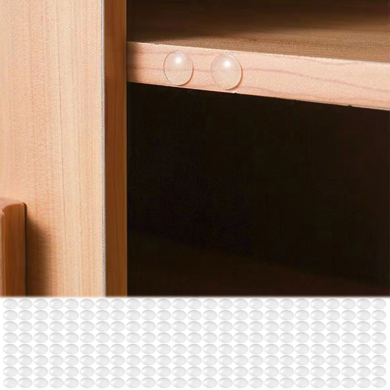 Clear Rubber Cabinet Pads, Self Adhesive Feet, Soft Transparent Sound ...