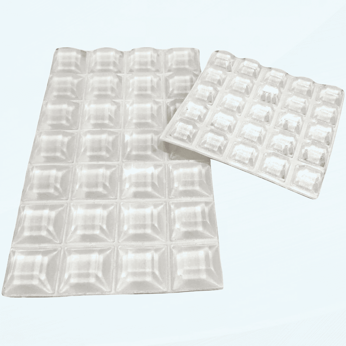 Clear Rubber Feet (53 Pack) Self Stick Bumper Pads - Made in USA ...