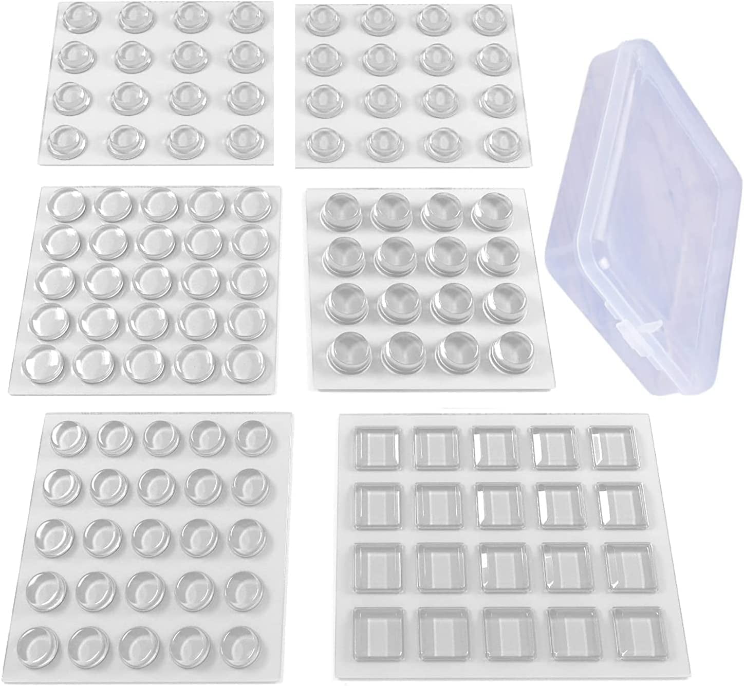 Clear Rubber Feet Pads,Adhesive Buffer Door Bumpers Self Stick Noise ...