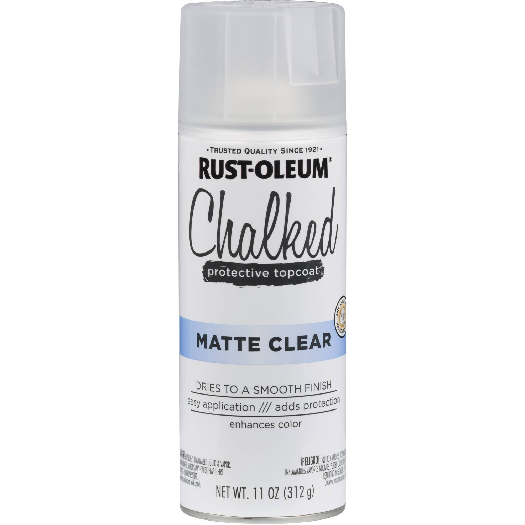 Clear, Rust-Oleum Chalked Ultra Matte Spray Paint, 12 oz - Walmart.com
