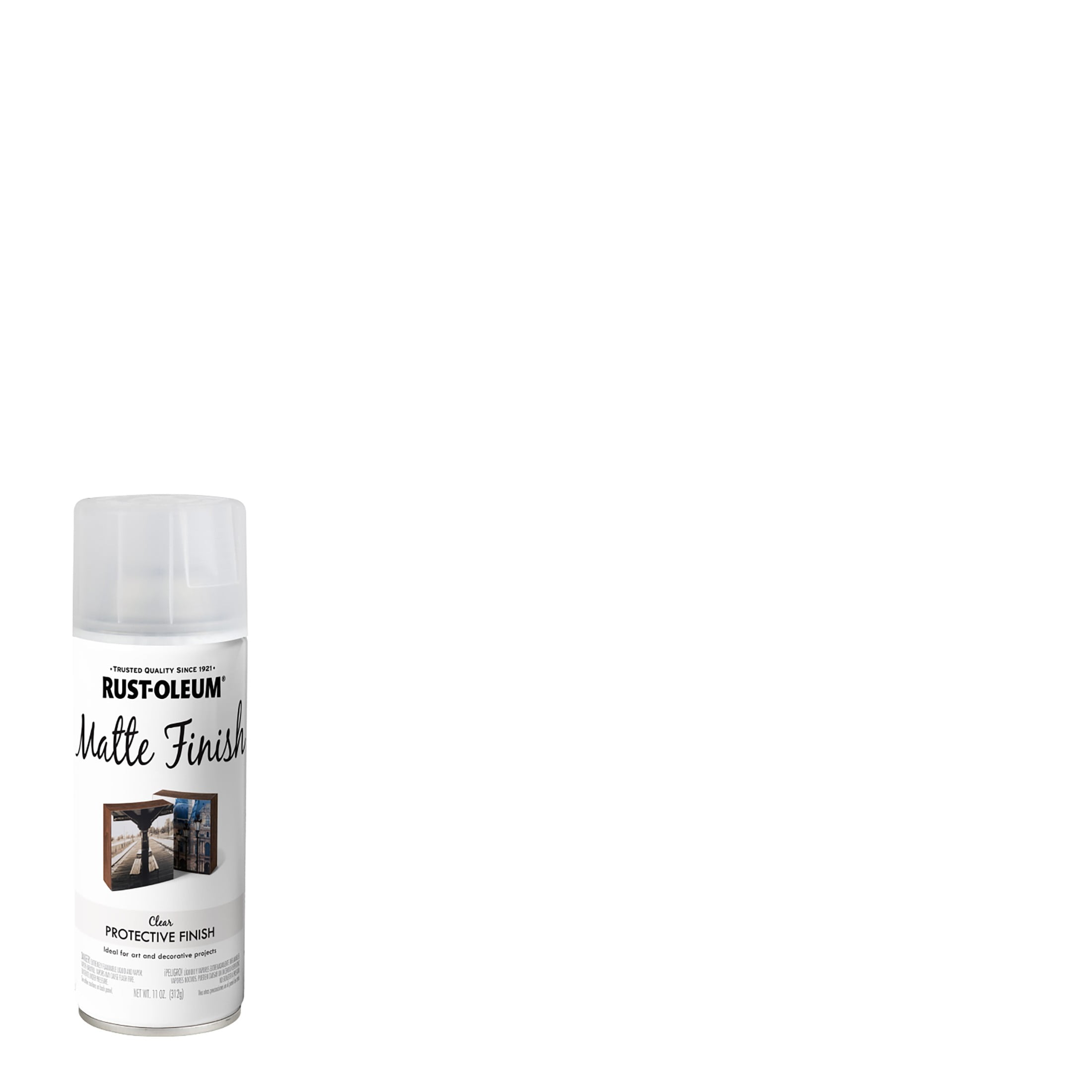 Rust-Oleum Clear Matte Finish Spray 11 oz Protective Coating for ...