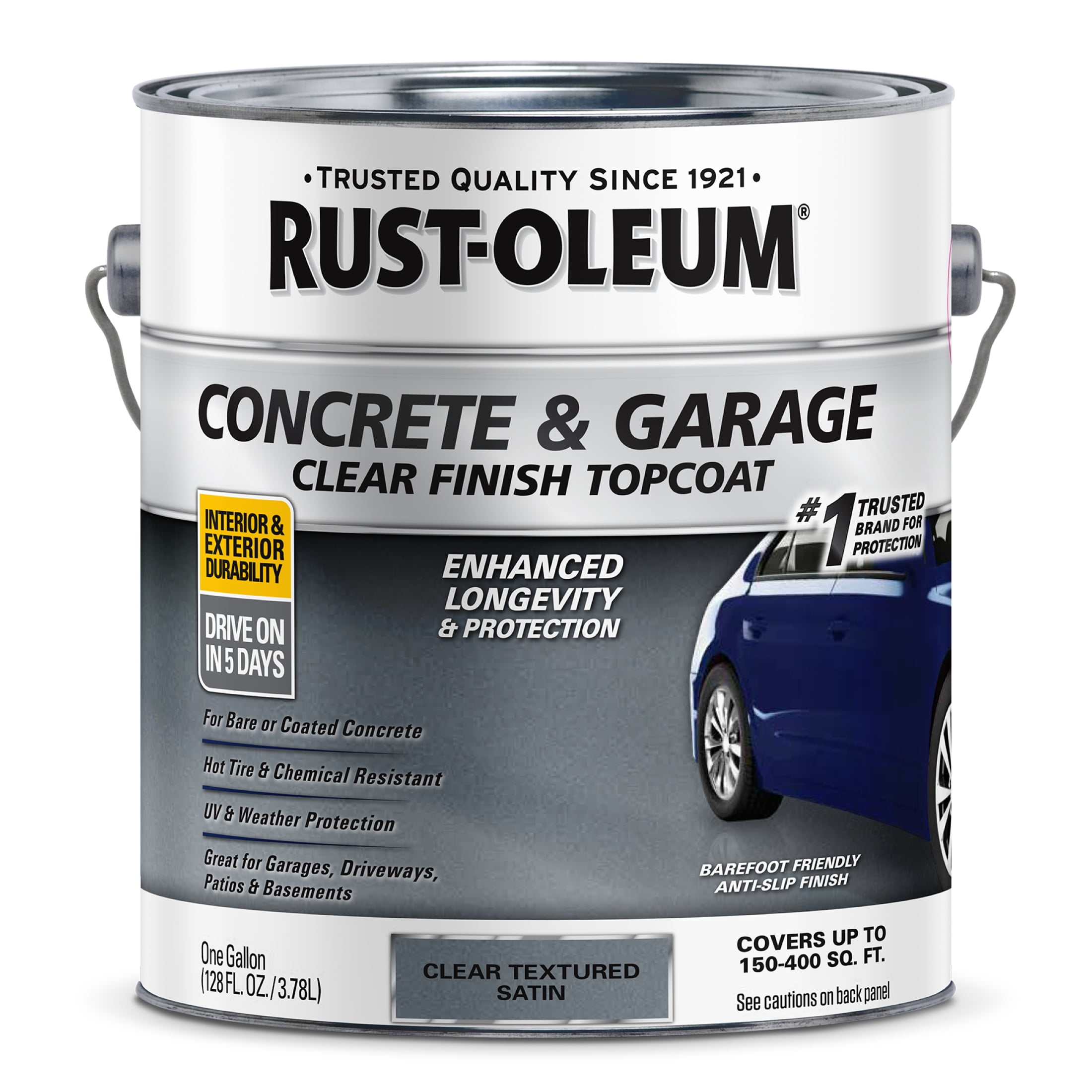 2 Pack, Clear, Rust-Oleum Textured Satin Concrete and Garage Floor ...