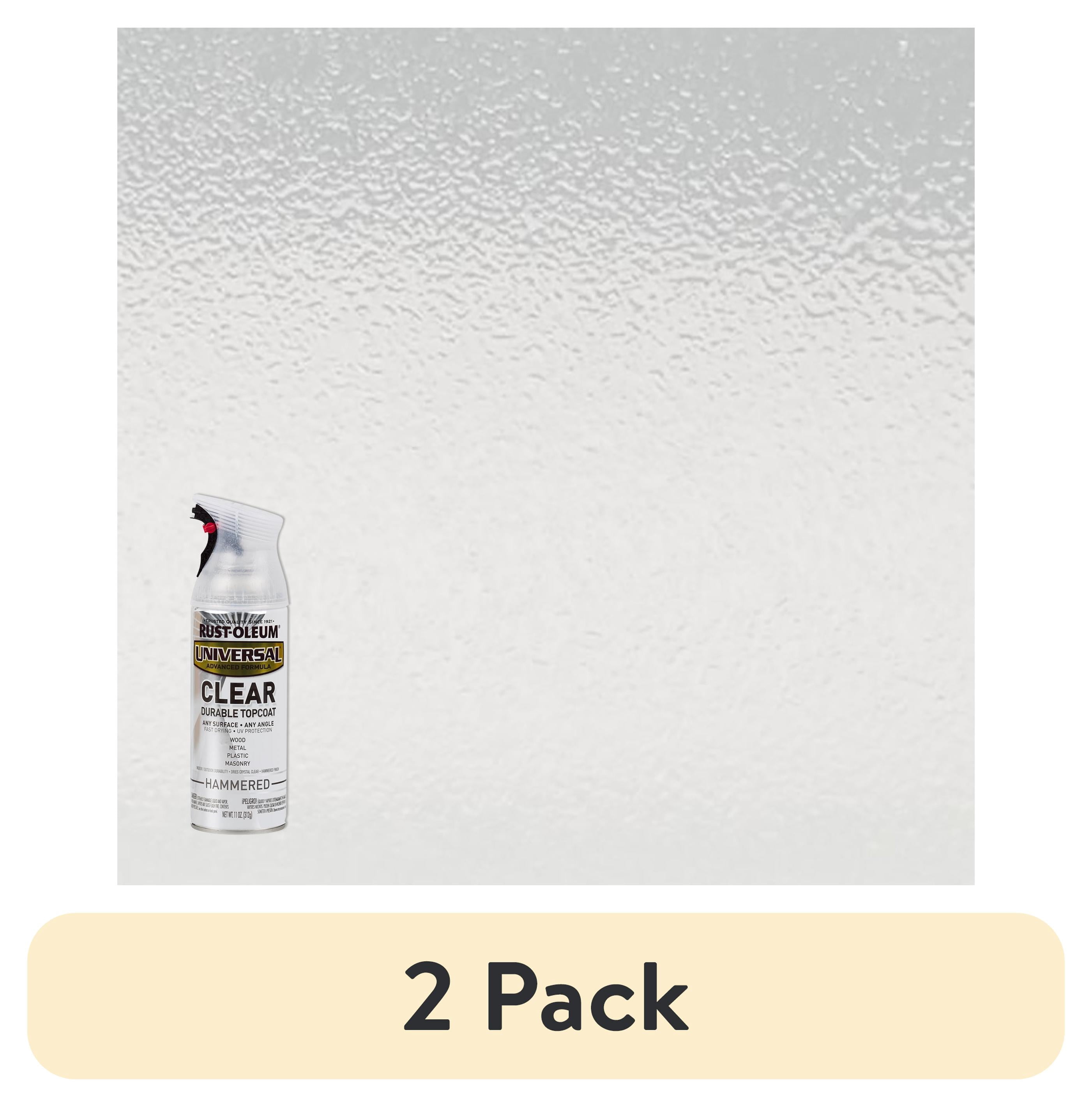 (2 pack) Clear, Rust-Oleum Universal All Surface Interior/Exterior ...