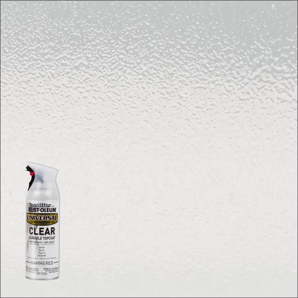 Clear, Rust-Oleum Universal All Surface Interior/Exterior Hammered ...
