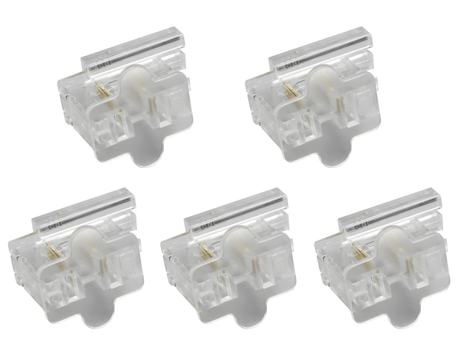 Clear SPT-1 Female Slip On Plug, Zip Plug, Vampire Plug, Gilbert Plug ...