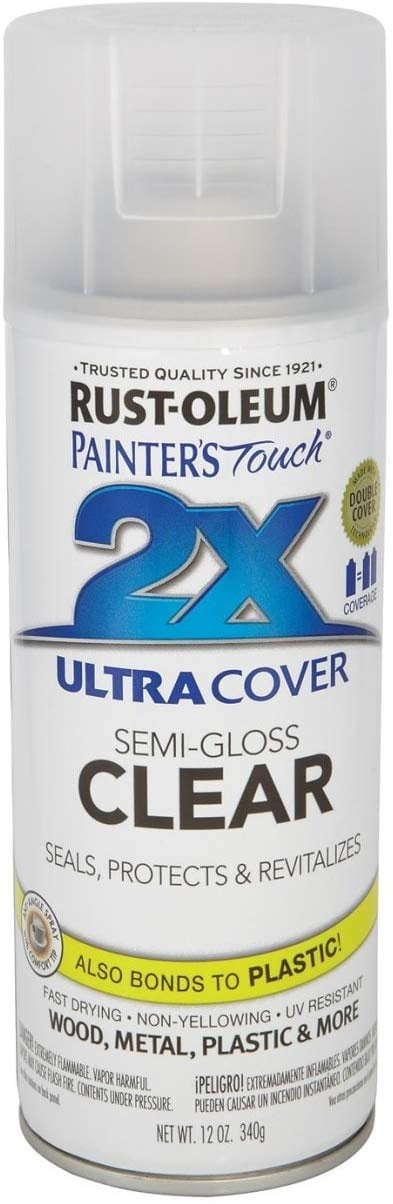 Clear Satin and Gloss Ultra Cover Spray Paint [Set of 6] - Walmart.com