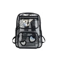 Clear School Backpack Cute Transparent Travel Backpack with Multi ...