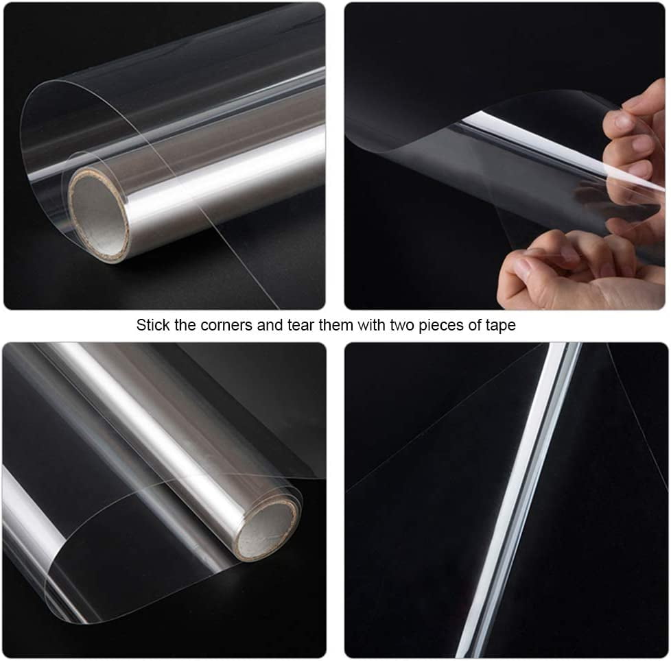 Clear Security And Safety Window Film Shatterproof Adhesive Uv Blocking ...