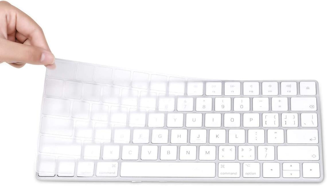 Clear See-Through iMac Magic Keyboard 2 Cover, Protective TPU Tablet ...
