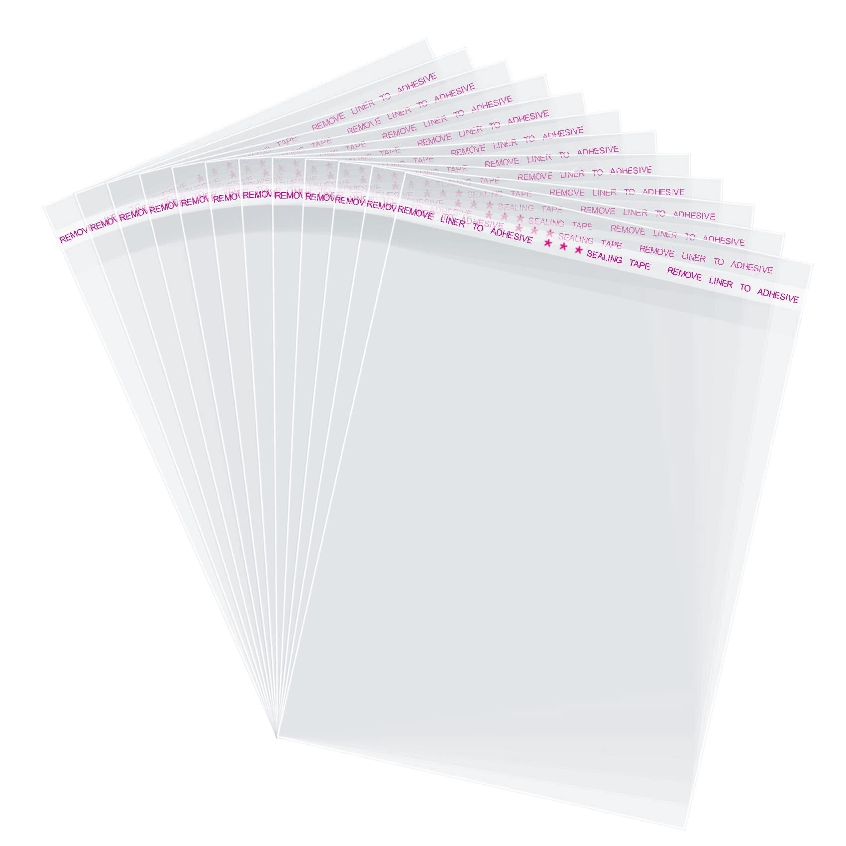 Clear Self Sealing Cellophane Bags,4x6 Inches 200 Pcs Cookie Bags ...