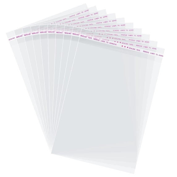Clear Self-adhesive Bags,Self Sealing Cellophane Display Bags/Sealable ...