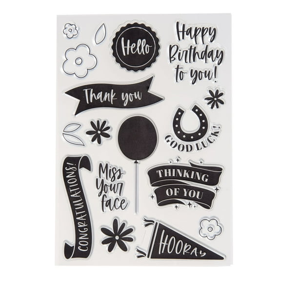 Food Silicone Clear Stamps Coffee Cake Turkey Sushi Pasta Burger Pizza ...