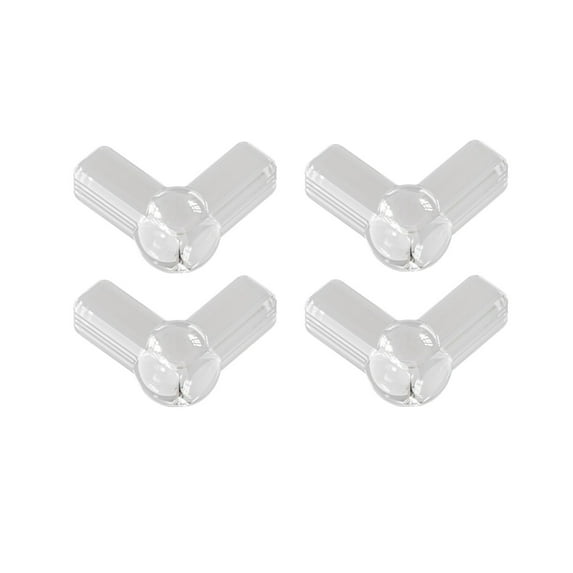 Clear Set Of Four L-Shaped Clear Corner Protectors Made Of Soft ...