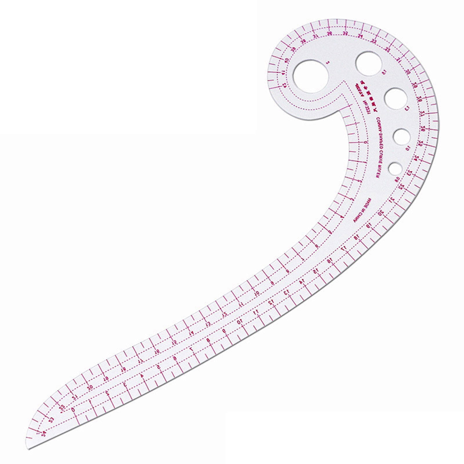 Clear Sewing Ruler French Curve Ruler Drawing Template for Fabric ...