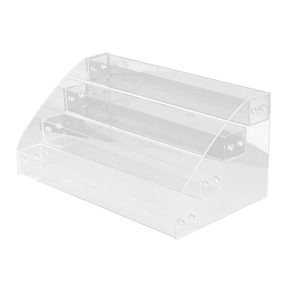 Clear Shelf Risers Glasses Display Stand Storage Rack - Walmart.com