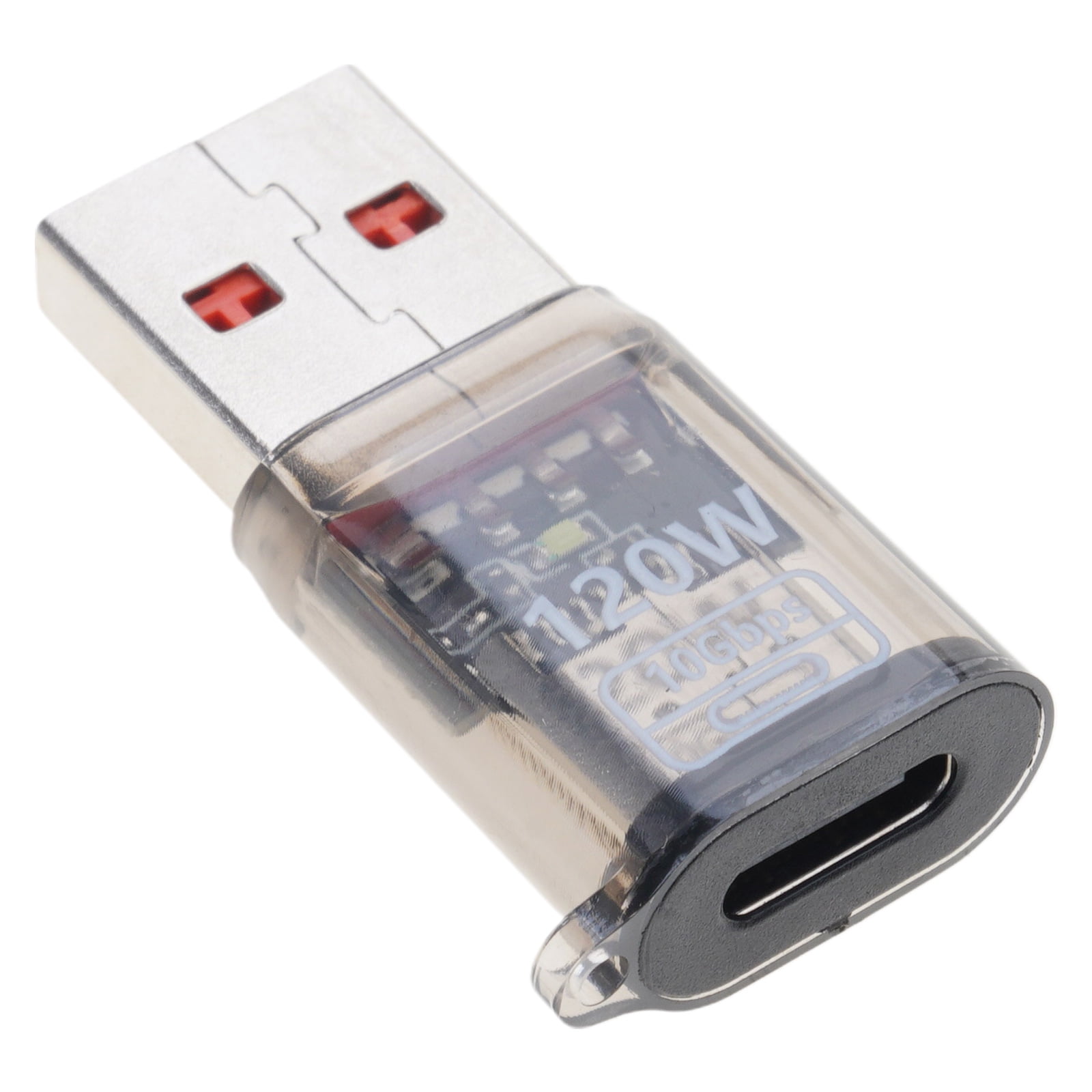 Clear Shell Adapter for Laptop Cellphone USB-A Extender with Indicators ...