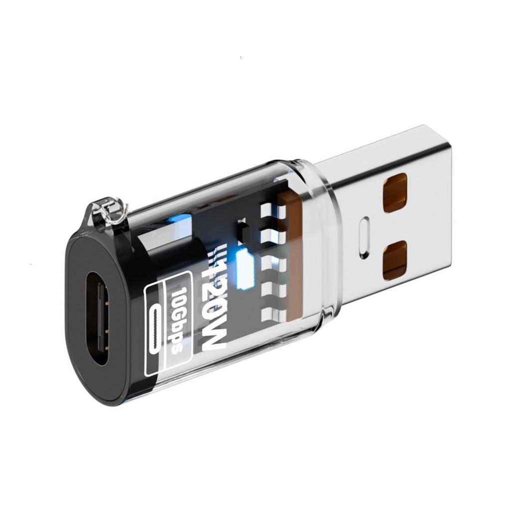 Clear Shell OTG Adapter Type-C Female to USB A Male Converter for ...