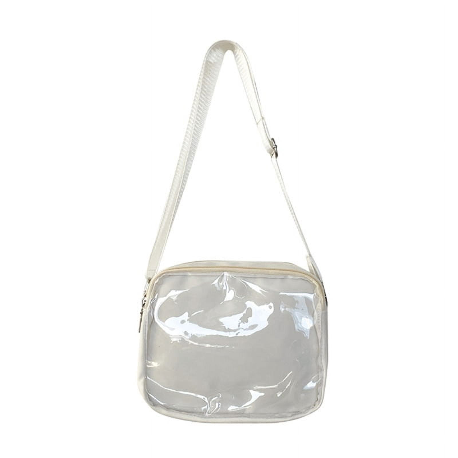 Clear Shoulder Handbag Crossbody Messenger Bag for Women Anime Badges ...