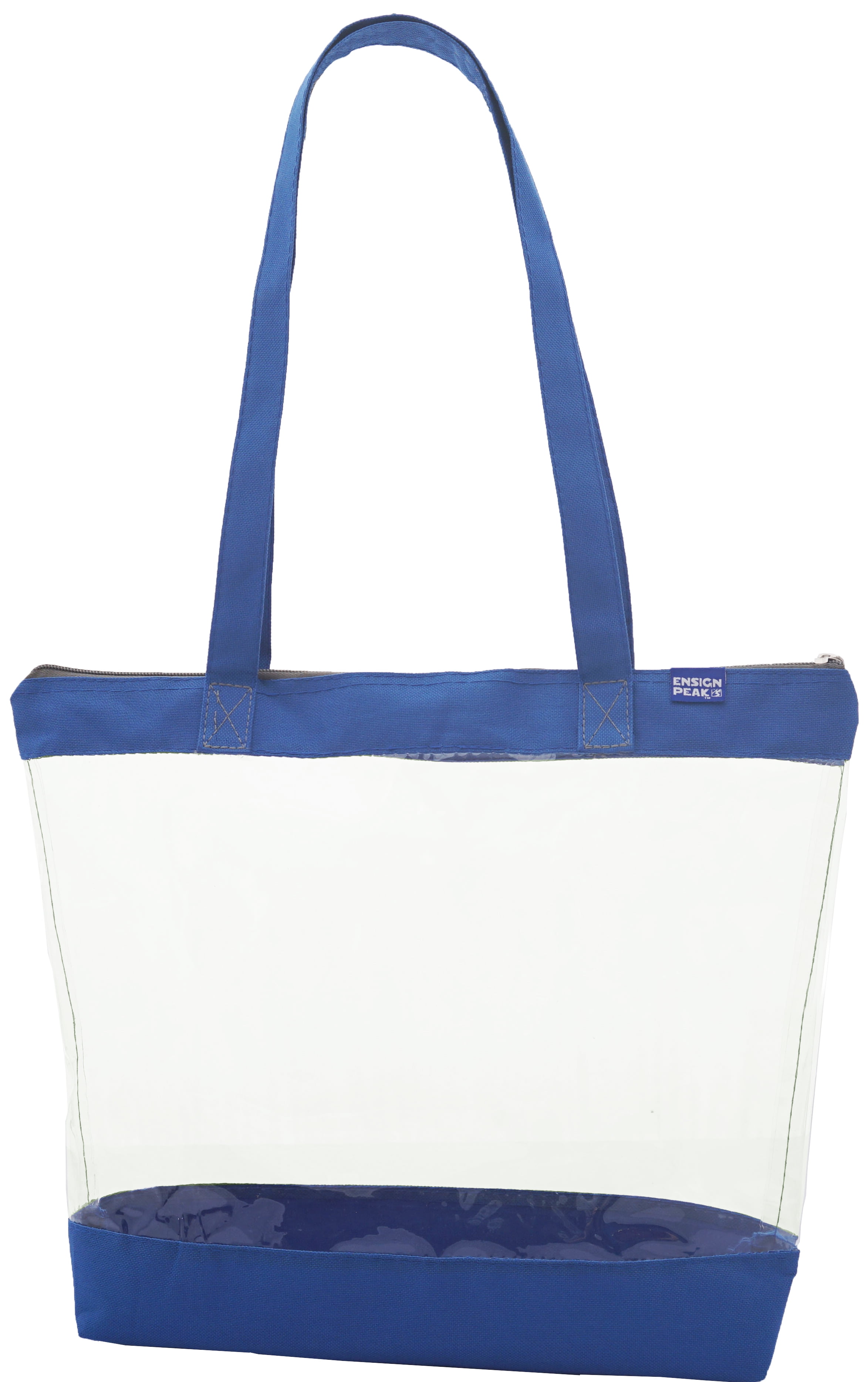 Clear Shoulder Tote with Zipper Closure - Walmart.com