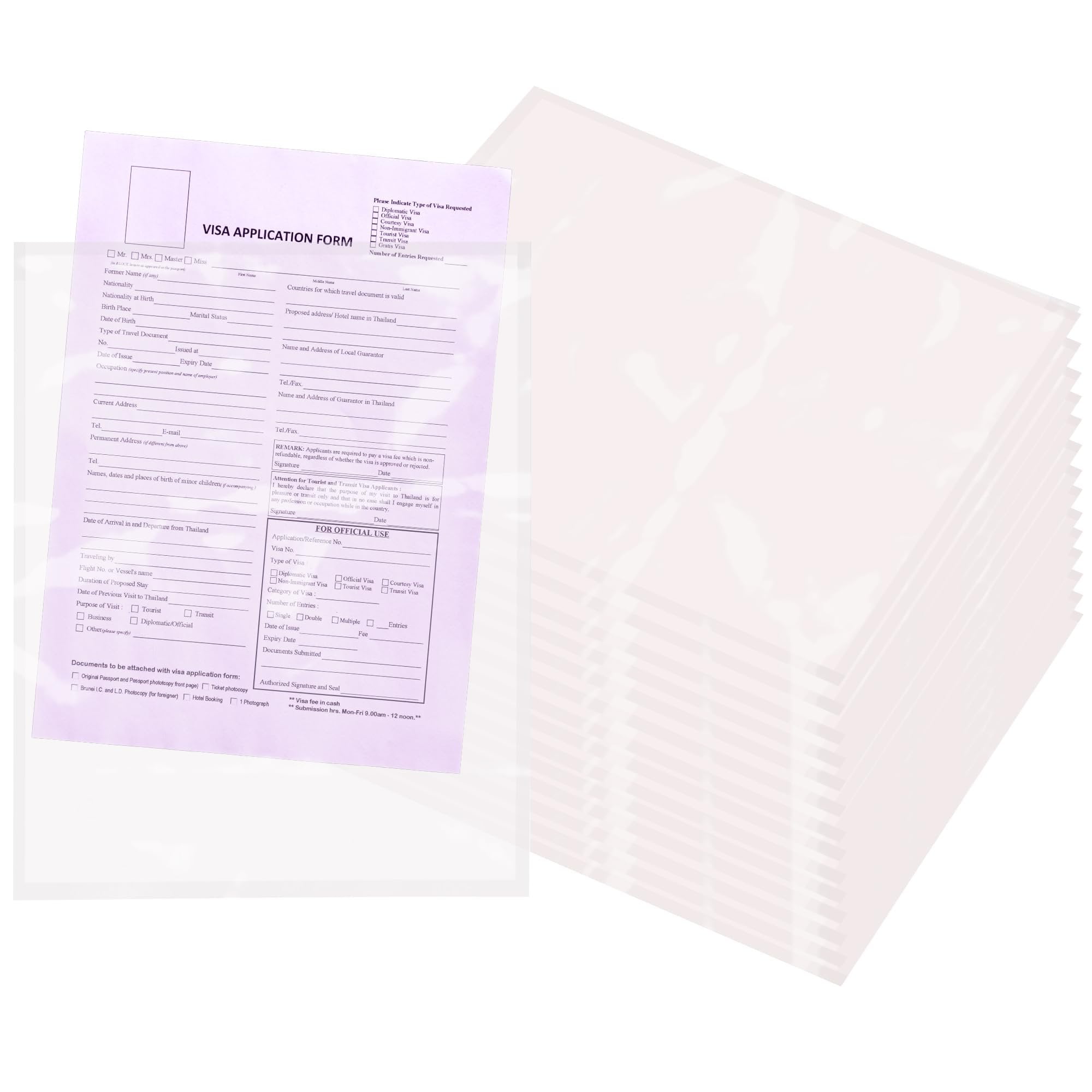 Clear Side Loading Packing List Envelopes, 9.5 x 12 Inches. 100 Pack ...