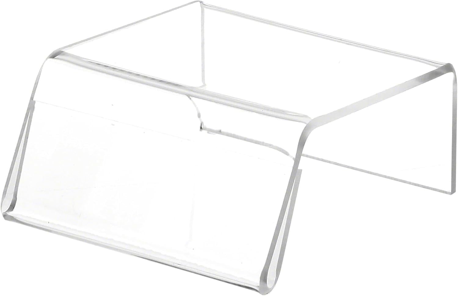 Clear Sign-Holder Display Riser, 1.75" H x 3.5" W x 4.25" D (1/8" Thick ...