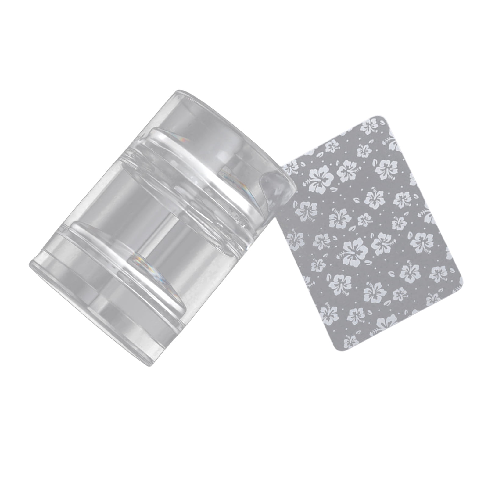 Clear Silicone Nails Stamper Set Transparent Visible Body Jelly Nails ...