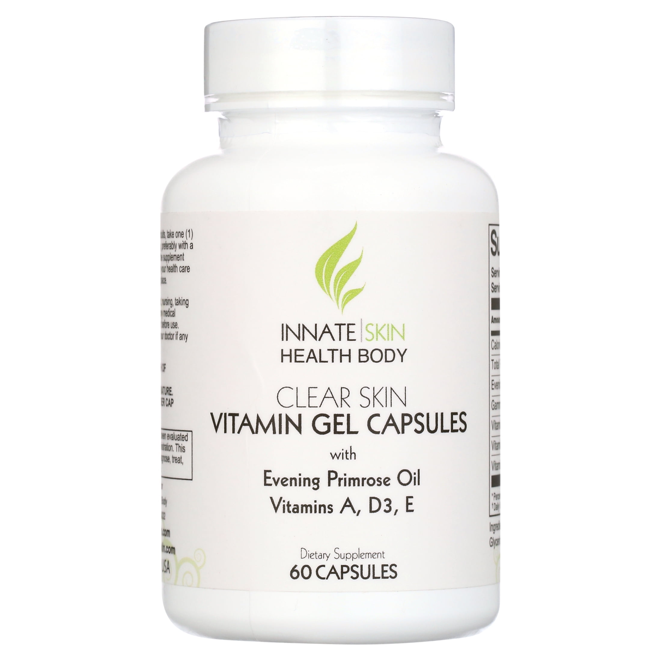 Clear Skin Acne Capsules Gel | Clear Skin Supplement | Adult & Teen ...