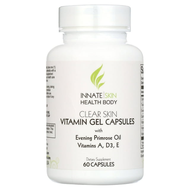 Clear Skin Acne Capsules Gel | Clear Skin Supplement | Adult & Teen ...