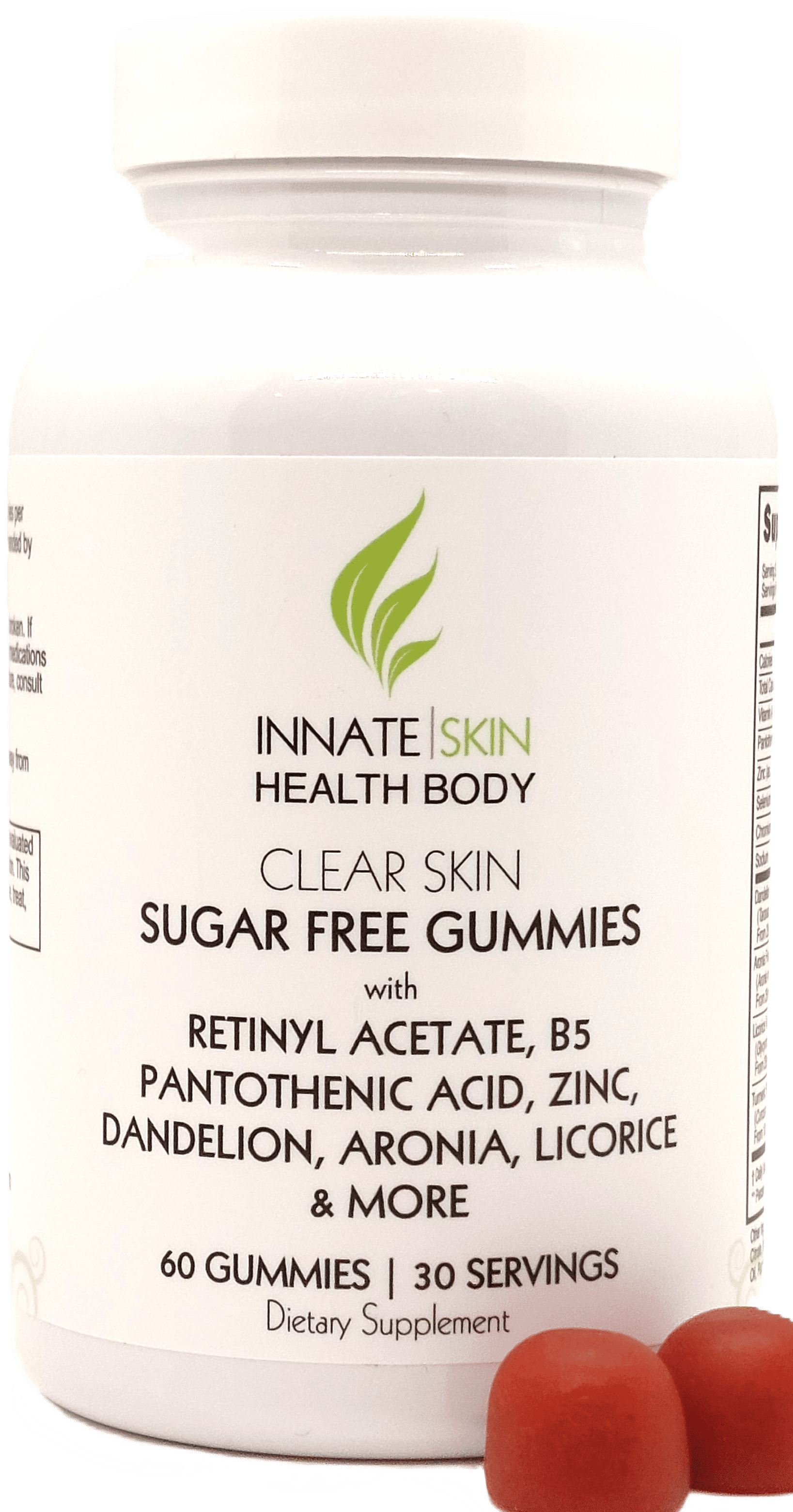 Clear Skin Acne Gummies | Clear Skin Supplement | Adult & Teen Hormonal ...