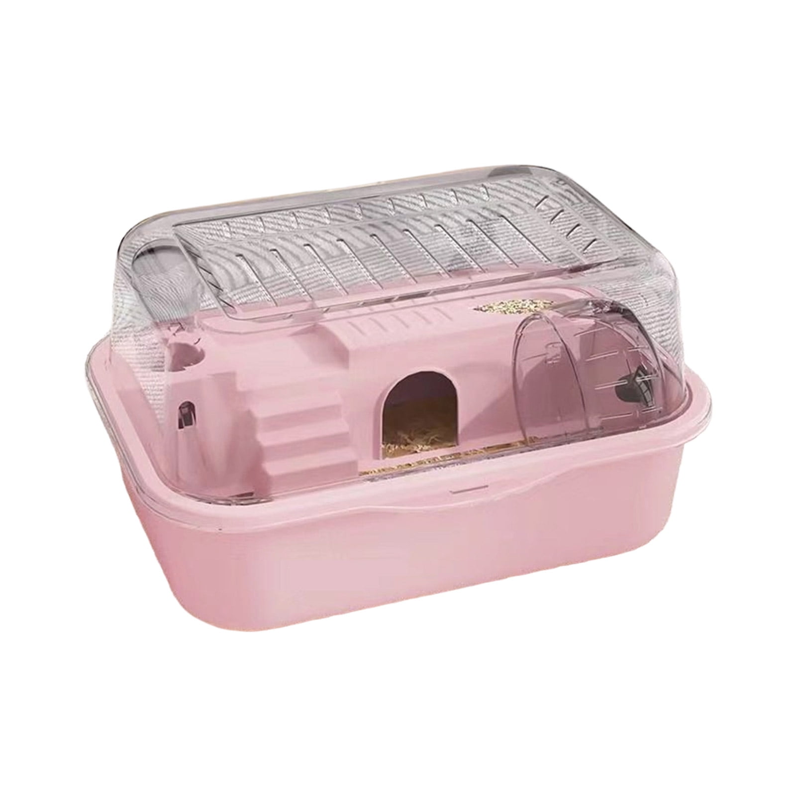 Clear Small Cage with Quiet Exercise Wheel Detachable Pet Cage ...