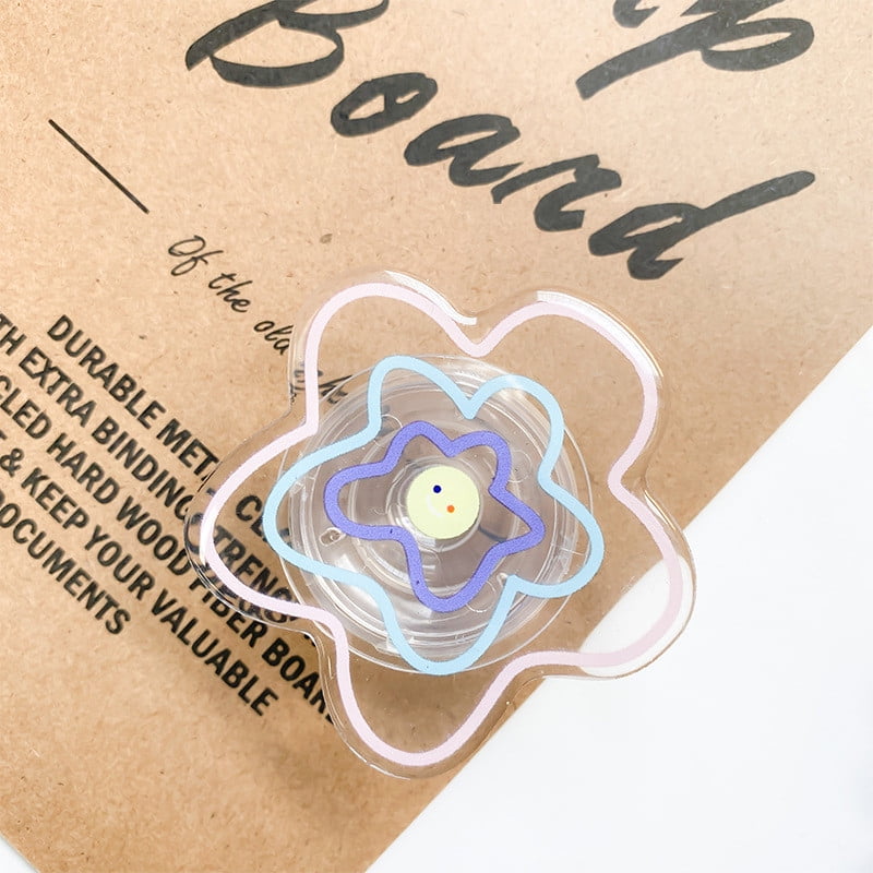 Clear Smiley Face Rabbit Phone Stand Holder For iPhone 13 Universal ...