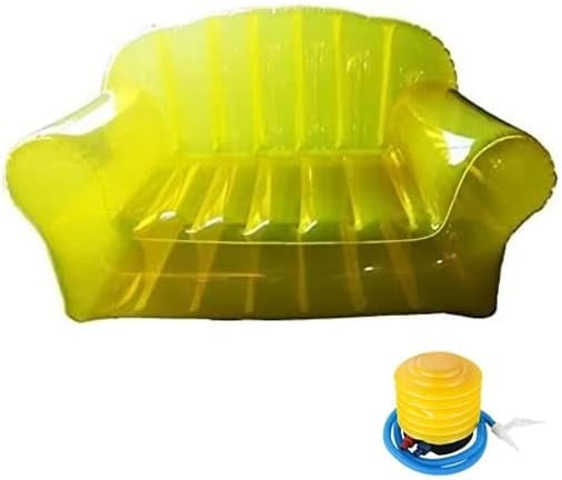 Clear Sofa Seat Transparent Inflatable Couch Multicolored PVC Sofa ...