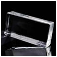 Clear Solid Glass Brick Rectangular Craft Glass Block, Sound Insulation ...
