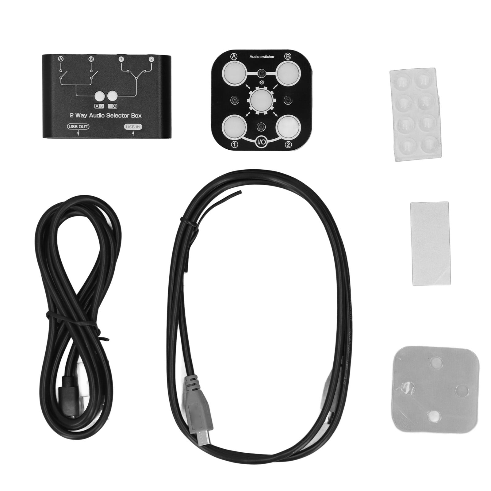 Clear Sound 2-Way Audio Selector Box - USB Powered Split-Type Headphone ...