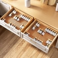 Clear Spice Drawer Organizer, 4 Tier- 4 Set (8 Packs) Spice Rack for ...