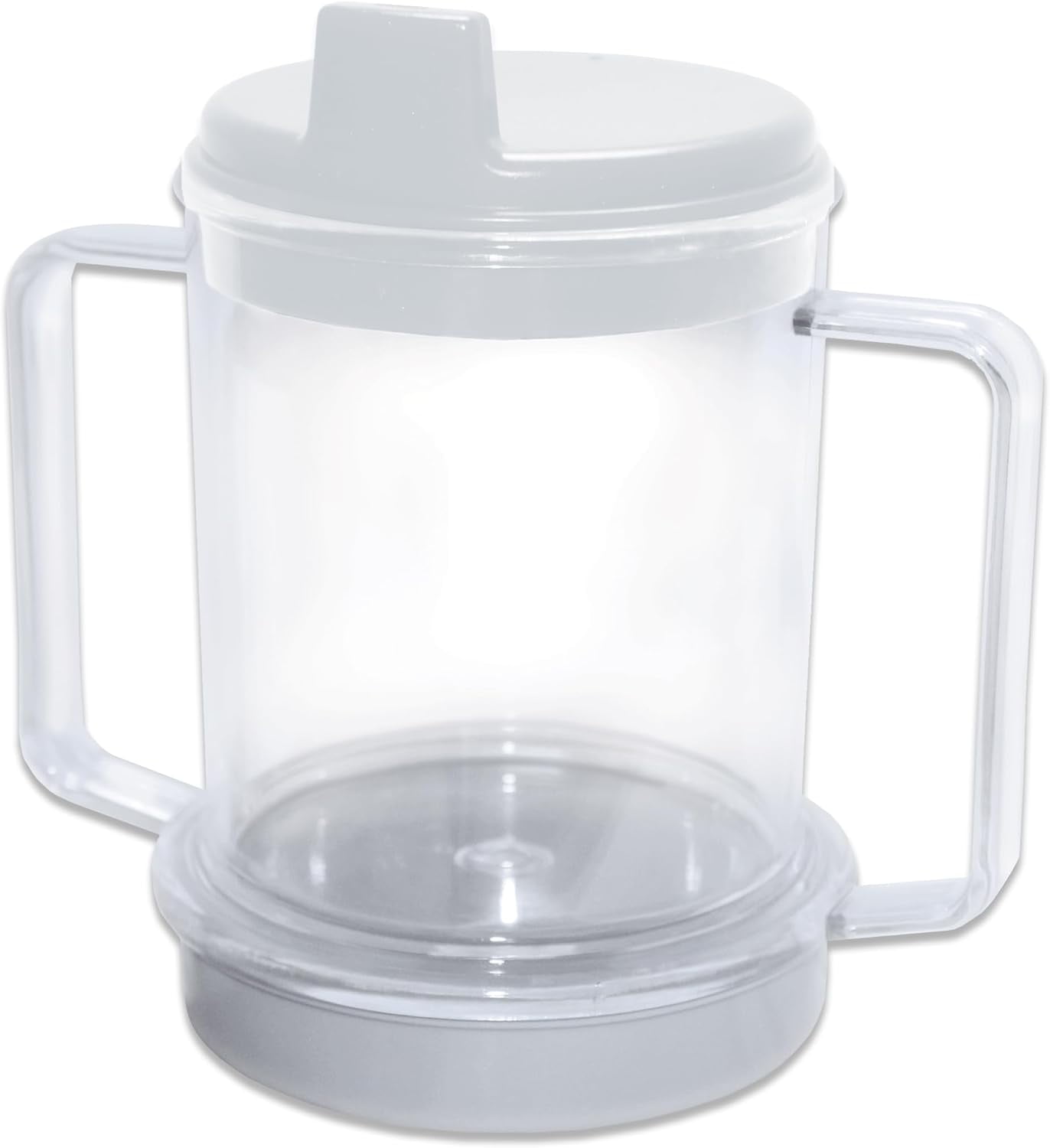 Clear Spouted Cup with Two Handles, Weighted - Walmart.com