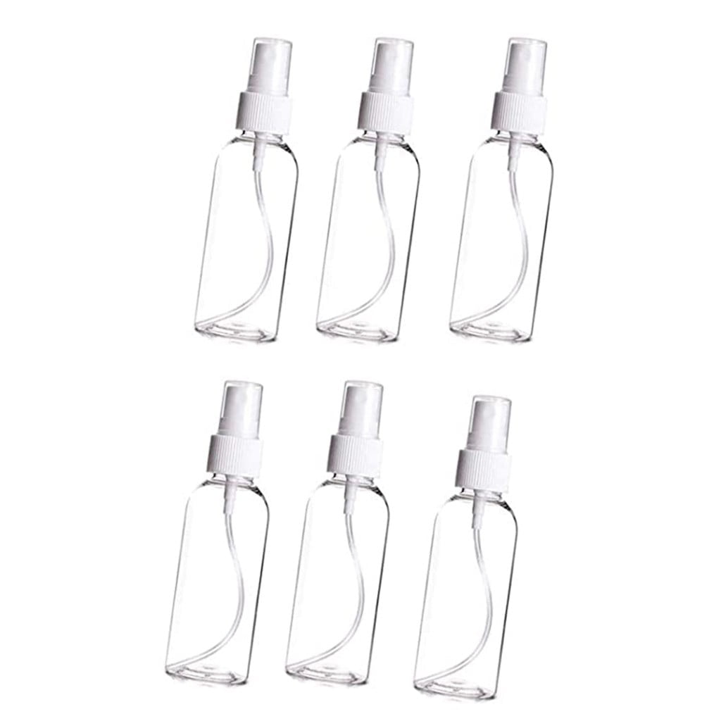 Clear Spray Bottles, Transparent Plastic Empty Refillable Mini Spritzer ...